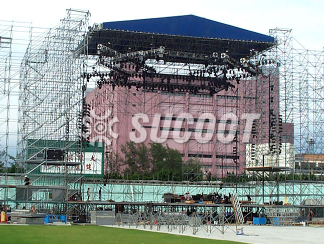 Explore SUCOOT's Expertise in Event Scaffolding for Spectacular Concerts